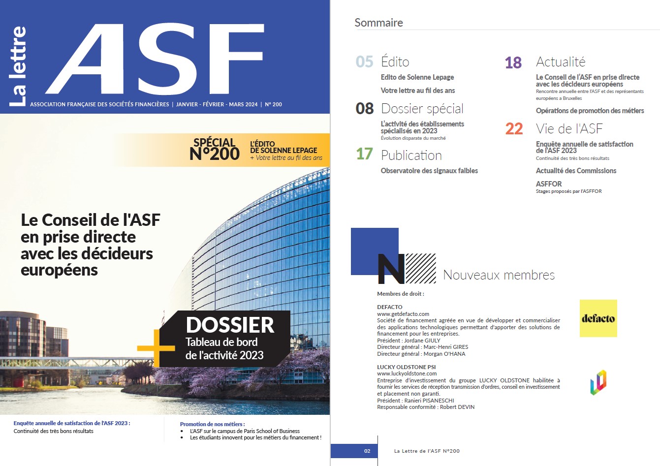 Association française des Sociétés Financières | Services financiers